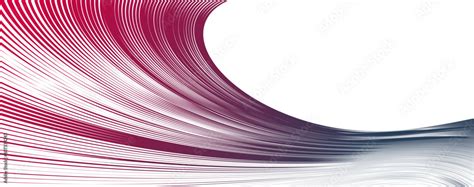 Distorted And Deformed Lines Vector Abstract Background Curvature Of Space 3d Linear Flow