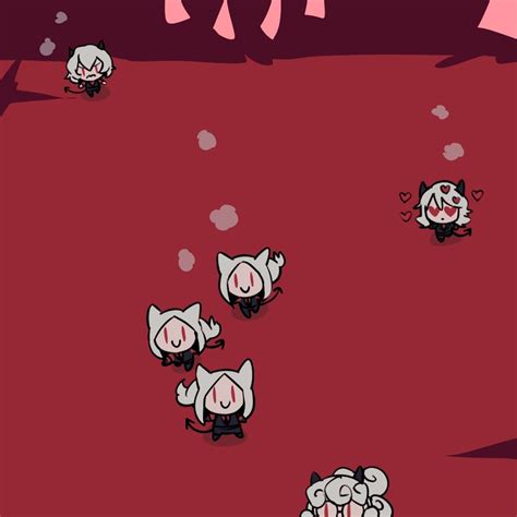 Modeus Cerberus Helltaker Malina And Pandemonica Helltaker Drawn By Noah Tettsui Sole