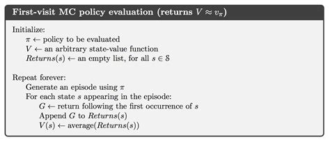 Notes On Reinforcement Learning 3 Monte Carlo Methods Billy Ians