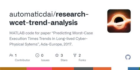github automaticdai research wcet trend analysis matlab code for