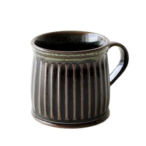 Omotenashi Rococ Brown Mug Red Sparrow Tea Company