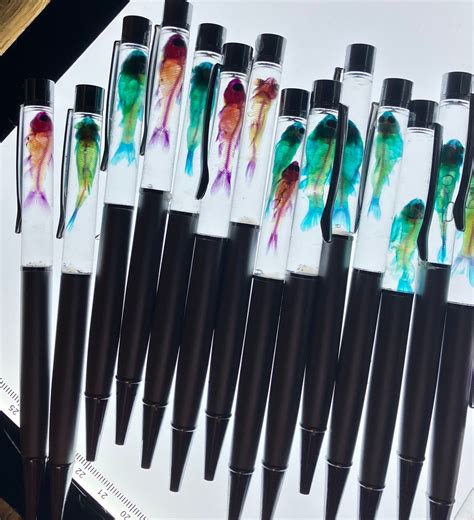 Diaphonized Fish Pen Etsy