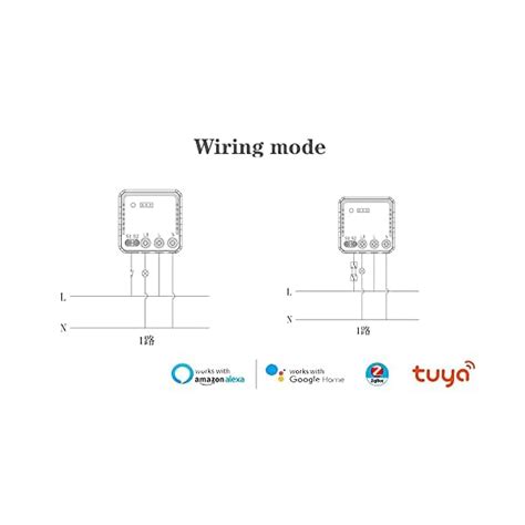 Yangzy Qs Zigbee S08 16a U Tuya Zigbee Zigbee Bouton Poussoir Normal Module De Commutation