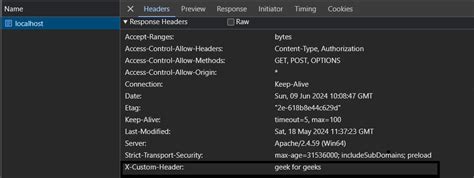 How To Add Custom Response Header In Apache Geeksforgeeks