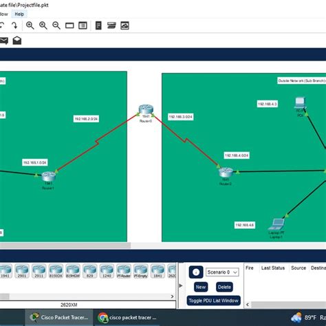 Implementation Of Proposed System In Cisco Packet Tracer Download