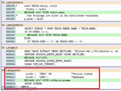 【转载】通过sap的错误消息定位出错的程序的6种方法sap 确定程序位置 Csdn博客