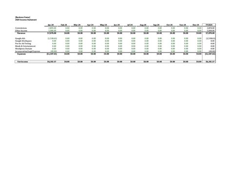 SIMPLE Excel Bookkeeping Template Etsy