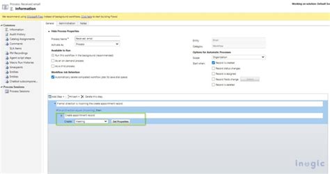 Workflow Automation In Dynamics 365 Crm Triggering Actions On Email Send And Receive Events