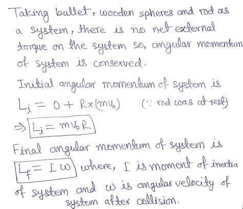 Answered Taking Bullet Wooden Spheres And Rod… Bartleby