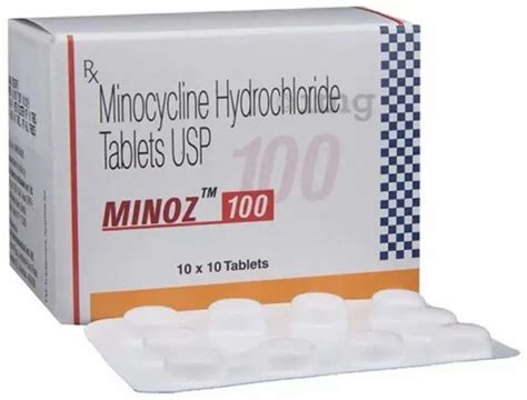 Minocycline 100 Mg Capsule At ₹ 430 Box Antibacterial Drugs In New Delhi Id 26559978591