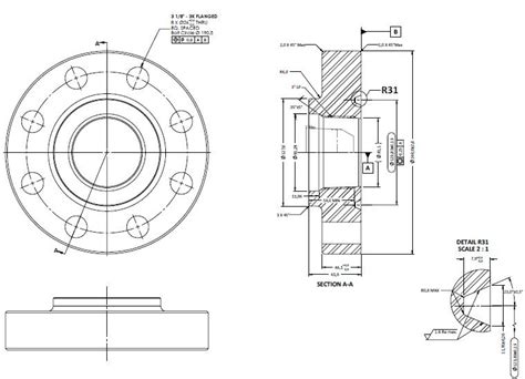 AISI 4130 API Companion Flanges Oil Field API 6A Flange