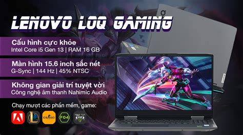 Laptop Lenovo Loq Gaming Irh I Xv Q Vn Ch Nh H Ng Mua Tr Ch M