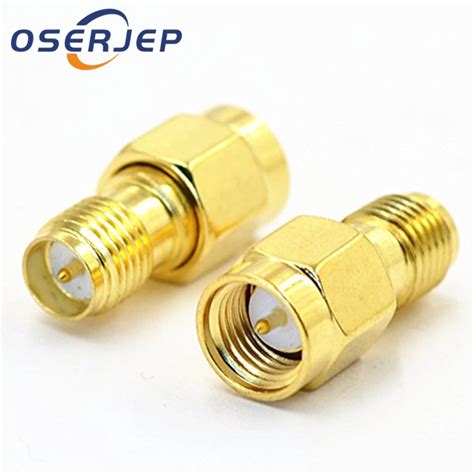 Rf Sma Straight Goldplated Sma Male Plug To Rp Sma Female Jack Shopee
