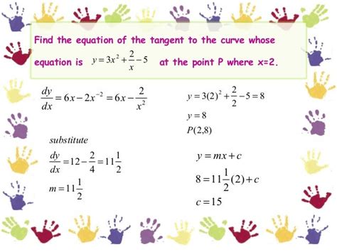 gradient of a curve and equation of a