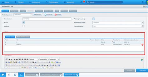 Shopware Price Management Shopware Product Price