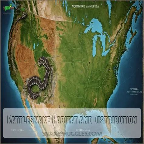 Snake Geographic Range Map Rattlesnake Habitats In The Us