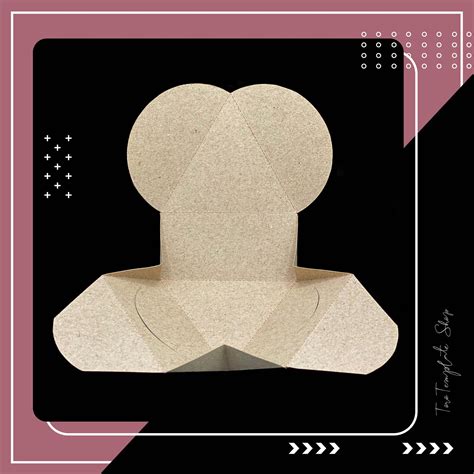 Triangle Box Template T Box Template Candy Box Template Cookies Box Template Resizeable