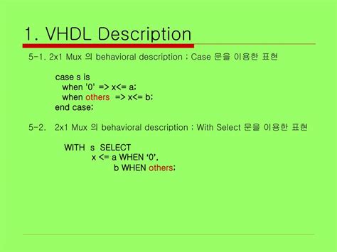 PPT VHDL Description PowerPoint Presentation Free Download ID 3810245