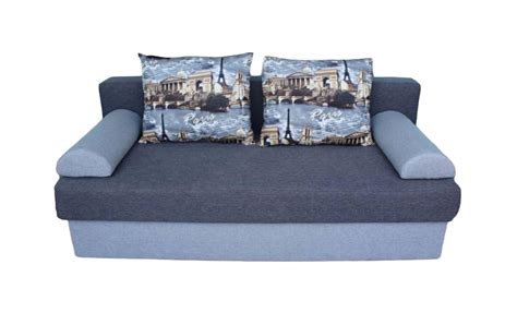 ᐉ Диван розкладний Анвіт Кембридж з нішою дерево тканина Графітовий Сталь • Краща ціна в Києві