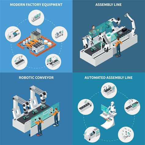 Assembly Line Design Concept Vector Illustration 2907230 Vector Art At