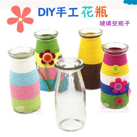 diy花瓶制作 矿泉水瓶 手工 文秘苑图库