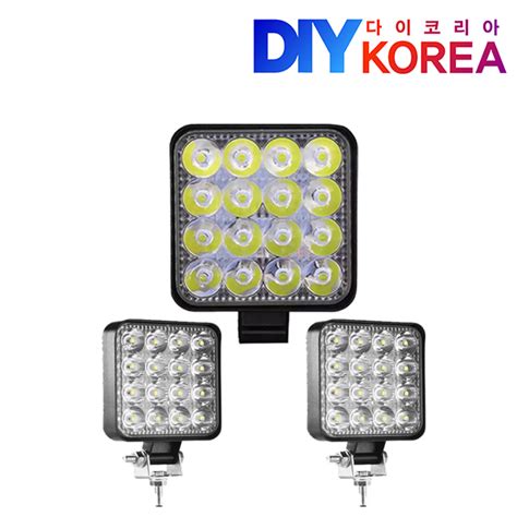 12v24v 미니 48w 고휘도 Led 써치 차량 캠핑 차박 낚시 해루질 작업 라이트 다이코리아 도매몰