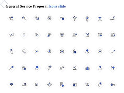 general service proposal icons slide ppt powerpoint presentation professional icons templates