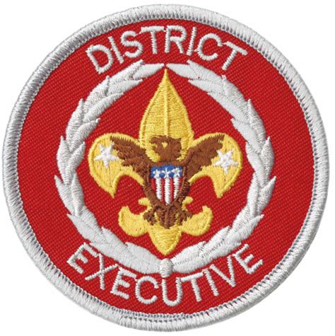 district executive position patch adventure west council