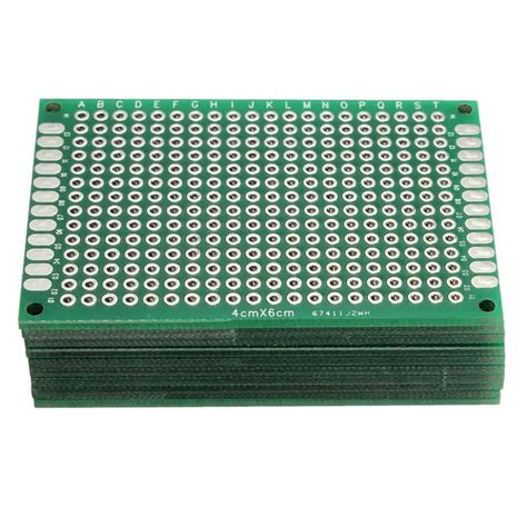 New Arrival 40pcs Double Side Prototype Pcb Tinned Universal Breadboard 2x8 3x7 4x6 5x7cm Pcbs