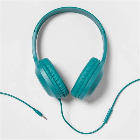 Wired On Ear Headphones Heyday Bright Teal