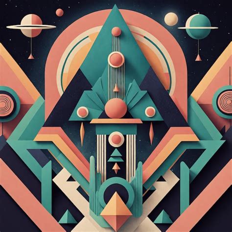 Premium Ai Image 3d Render Of Abstract Geometric Shapes 3d Render Of