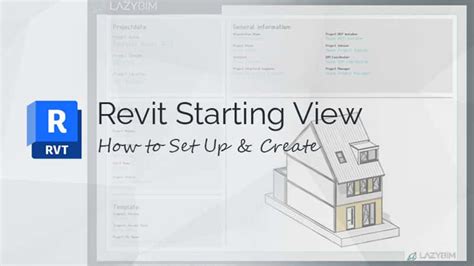 Revit Starting View How To Set Up LazyBim