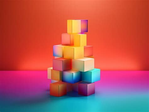 Premium Ai Image Geometric 3d Threedimensional Art Background Map