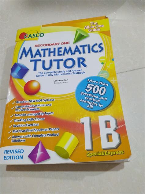 sec1 mathematics tutor hobbies and toys books and magazines assessment