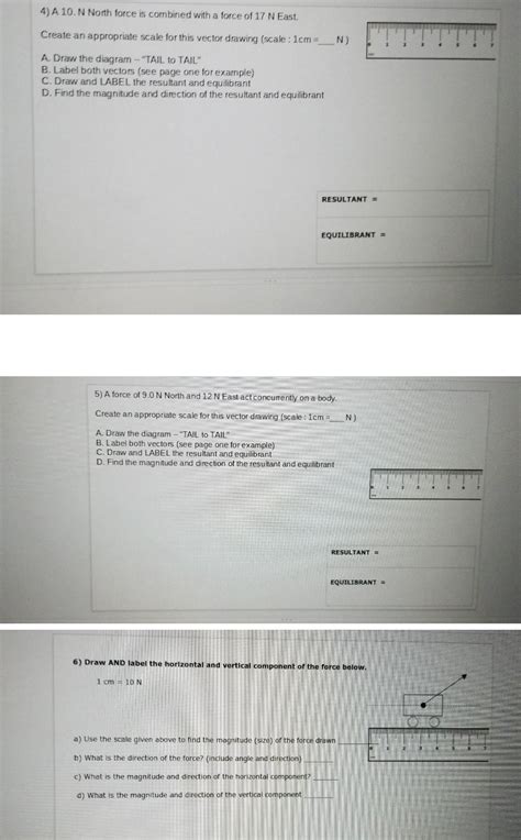 Solved Parti 1 Force Of 5 0 N South Acts Concurrently With
