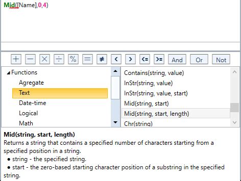 Expression Editor For Wpf Edition Componentone Expression Editor For Wpf