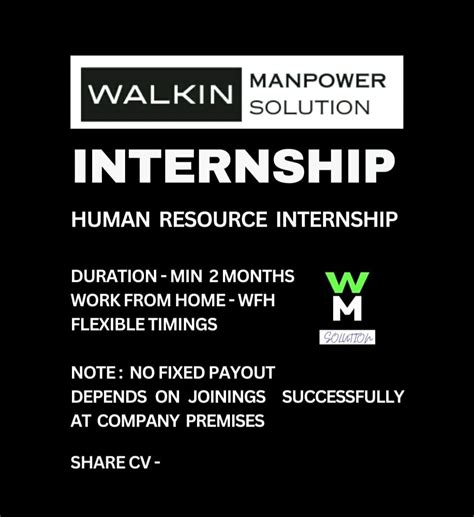 Sachin Singh On Linkedin Hiring Hr Internship Wfh Walkinmanpowersolution