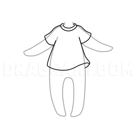 How To Draw Chibi Clothes Drawing Step By Step By Jedec Dragoart