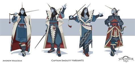 Andrew Malcolm Intermediary Character Designs