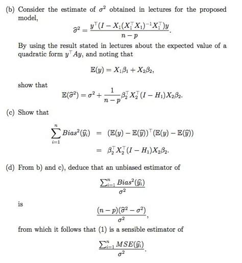 Solved 2 In This Question We Consider Derivation Of