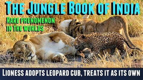 The Jungle Book Of India Rare Phenomenon Lioness Adopts Leopard Cub