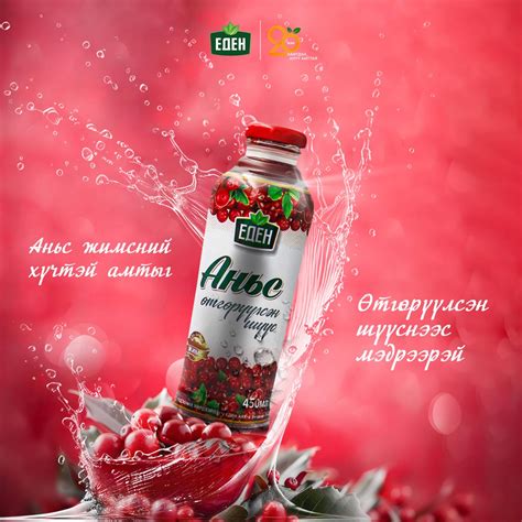 Eden Llc Еден ХХК ийн 🍒Аньс жимсний өтгөрүүлсэн шүүс нь байгалийн