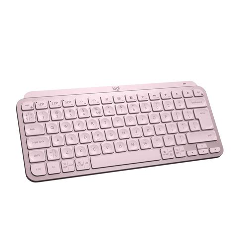 Logitech Mx Keys Mini Minimalist Wireless Illuminated Keyboard Rose Winc