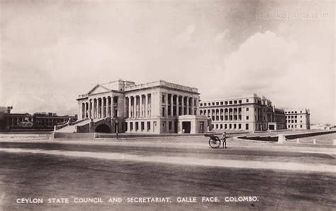 State Council Secretariat Colombo Ceylon 1940s Lankapura