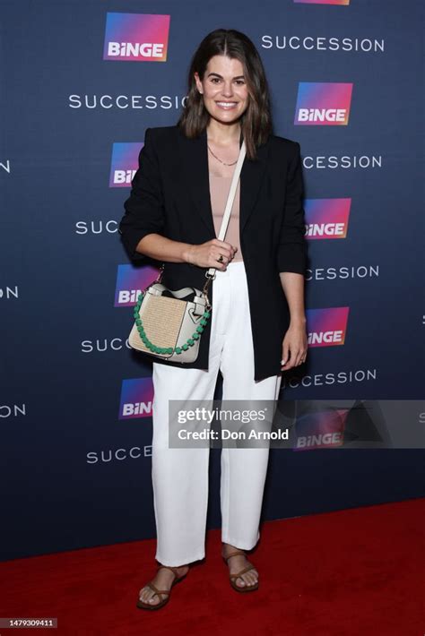 Hannah Hollis Attends The Succession Season 4 Australian Premiere At News Photo Getty Images