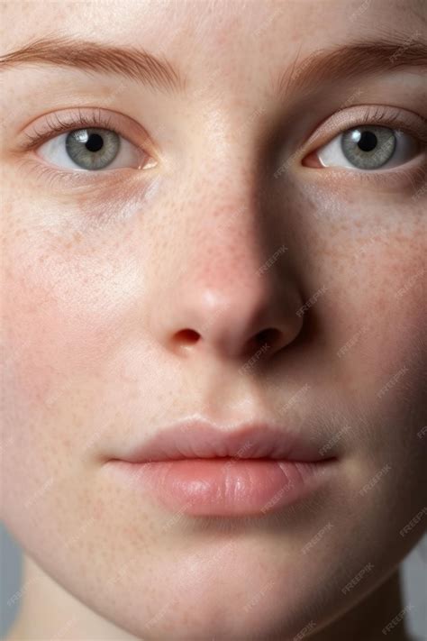 Premium Ai Image Closeup Photo Of Pretty White Woman Skin Texture