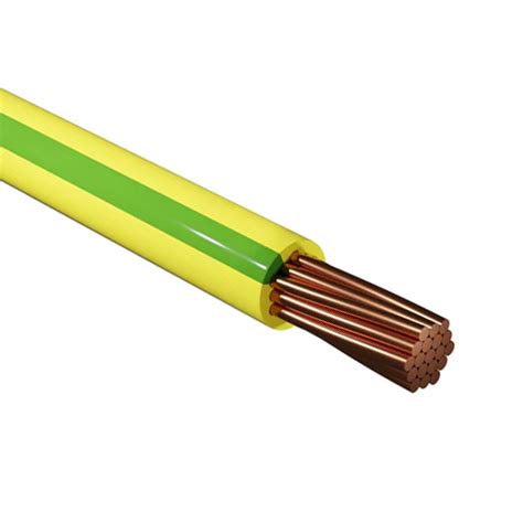 General Purpose Multi Strand Cable Mm Green Yellow Sold Per Meter