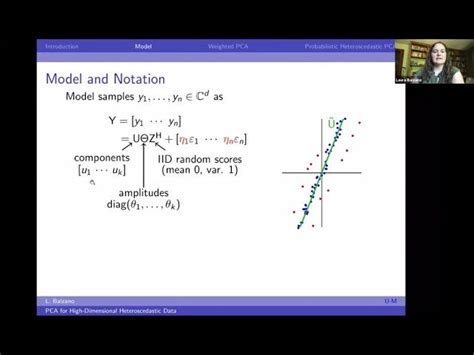 Free Video Pca For High Dimensional Heteroscedastic Data From Fields Institute Class Central