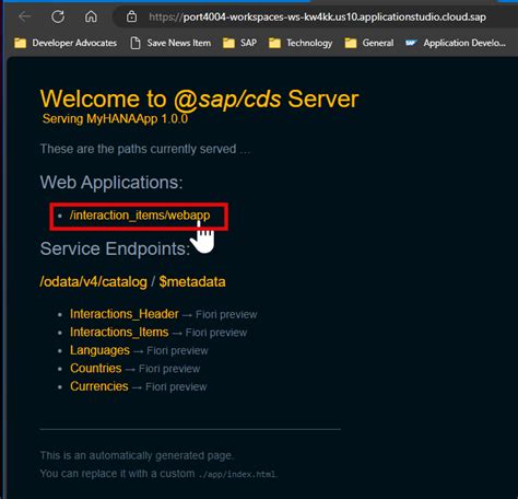 Create A User Interface With Cap Sap Hana Cloud Sap Tutorials