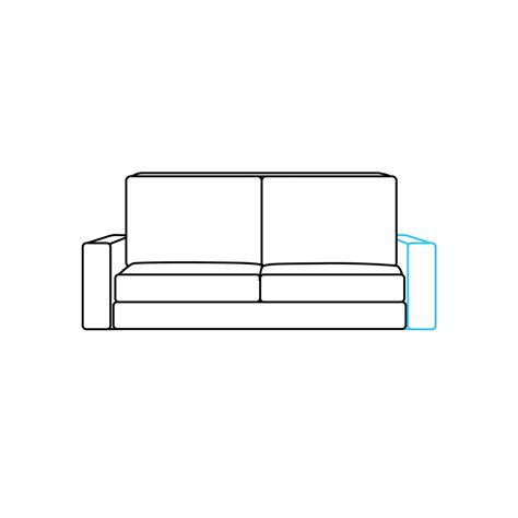 How To Draw A Couch Step By Step